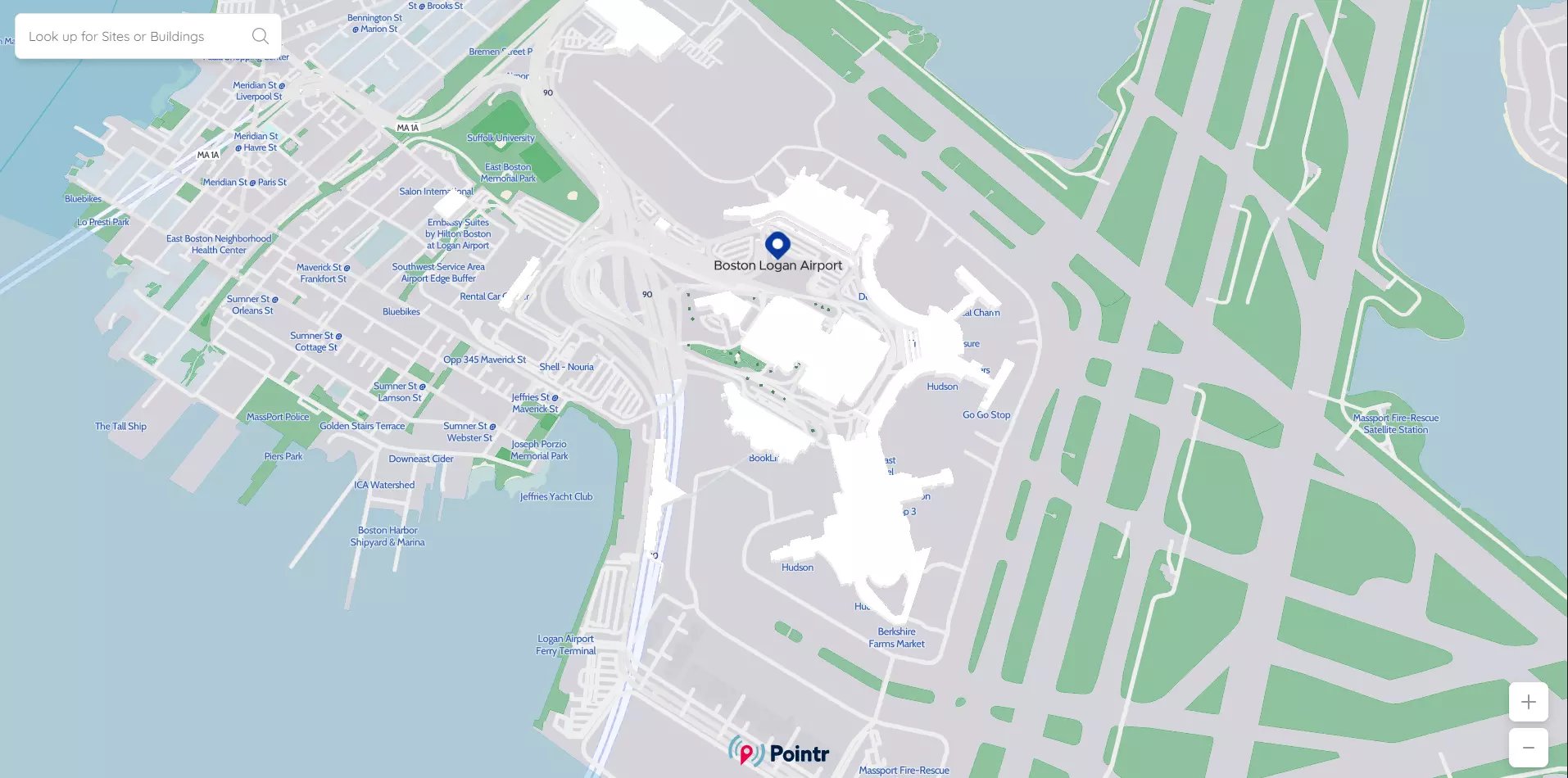Indoor Navigation & Maps for Airports | Pointr Deep Location®